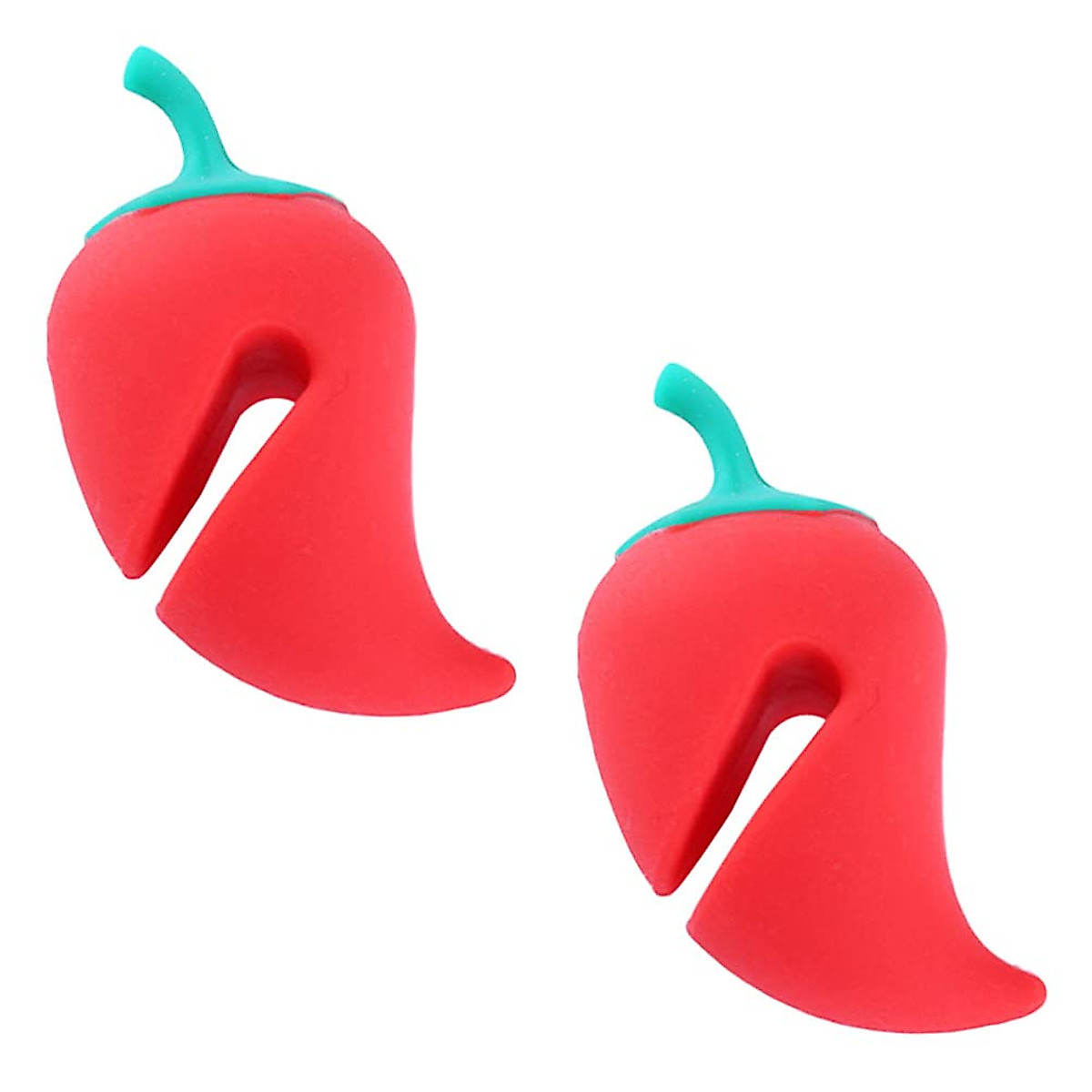 Hemoton Pot Cover Holder 1 Set 2pcs Spill Proof Lid Lifter for Soup Pot Silicone Kitchen Tools Lid Stand Heat Resistant Holder Let Steam Release Cooking Helpers Decoration Spill Stopper