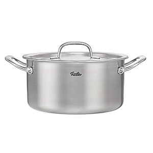Fissler M5 Pro-Ply 5-ply Stainless Steel Stockpot, 6 Quart, with Metal Lid