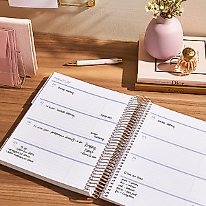 7" x 9" Platinum Spiral Coiled Life Planner (July 2023 - June 2024) - Colorblends Classic Cover + Inspire Interior Pages. Hourly Weekly & Monthly Agenda by Erin Condren