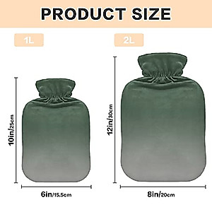 Ladybugs Dots BAP Free Hot Water Bottle with Cover 2L Large Warm Water Bag for Pain Relief Bed Hand & Feet