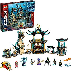 LEGO NINJAGO Temple of The Endless Sea 71755 Building Kit; Underwater Playset Featuring NINJAGO Kai and Snake Toy; New 2021 (1,060 Pieces)
