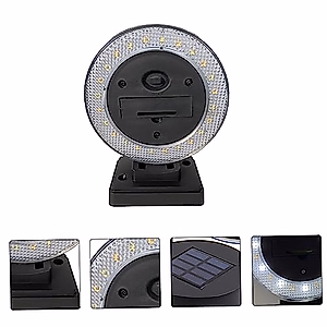Uonlytech 1 Set Solar Wall Light Solar Lamp Outdoor LED Outdoor Wall Lights Outdoor Accessories Solar Deck Lights Fence Post Lights Outdoor Wall Sconce Multi-Function Yard Light Fence Supply