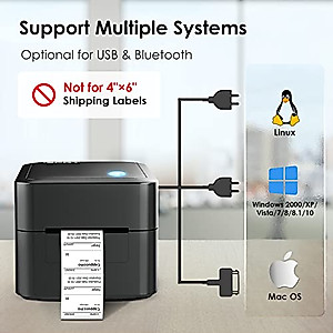 iDPRT Bluetooth Label Printer - 2022 Ultra Fast Thermal Label Printer with APP, Wireless Label Maker for 1"-3.15" Width Barcode, Address, Mailing, Filling etc, Support Windows, Mac, iOS& Android