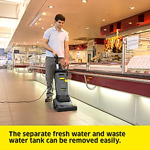 Kärcher BR 30/4 C Commercial Floor Scrubber, Walk-Behind, High-Speed Roller Brush, Intensive Cleaning and Fast Drying