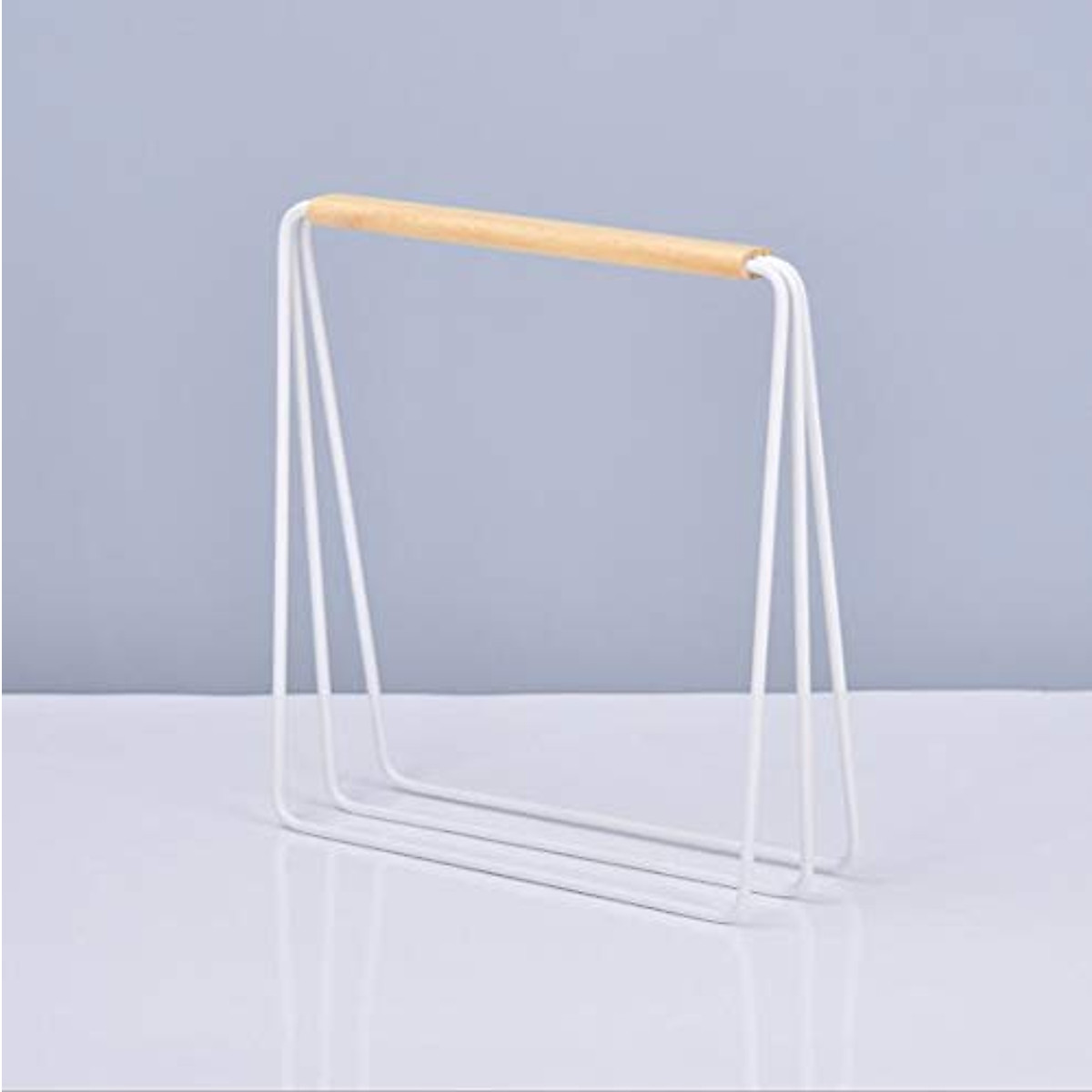 Yizhichu1990 Kitchen Bathroom Punch-Free Folding rag Stand Towel Rack Holder,Top Vertical Rail Dishcloth Storage Rack