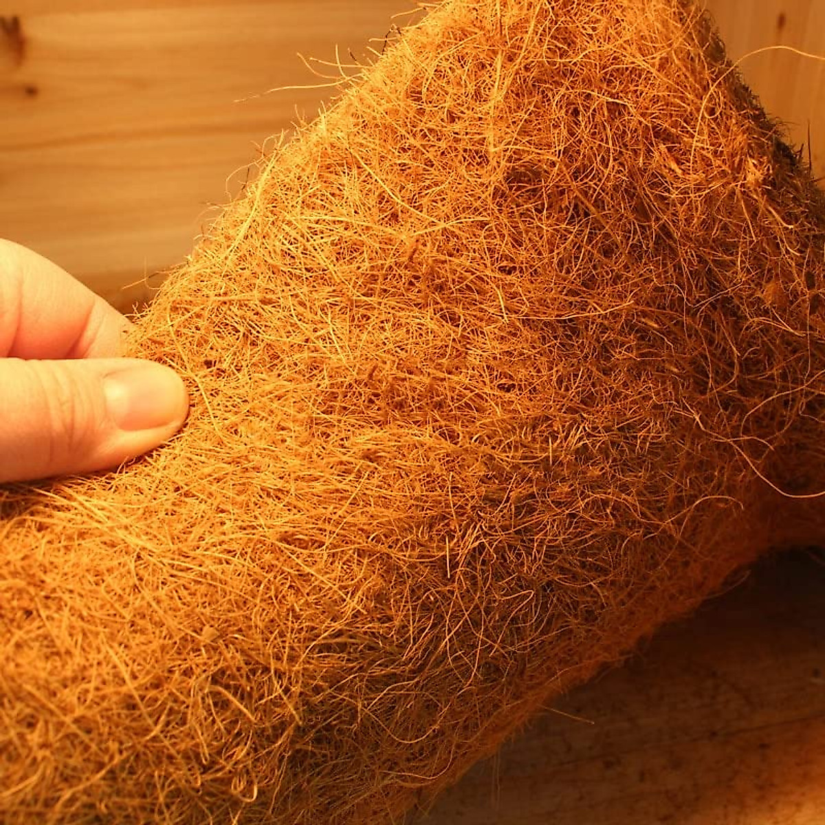 BATRC SYXYSM Natural Coconut Palm Fiber Mat Reptile Lizard Snake Chameleon Carpet Reptile Supplies Moisture-Proof Substrate (Size : 5.75 * 15.75in)