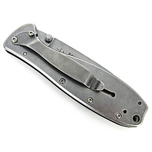 BLUE RIDGE Knives Zancudo Black/Stonewash Framelock Folder