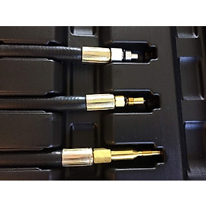 PMD Products Diesel Engine Compression Pressure Tester is Compatible with Repair and Replace on GM Duramax Ford Powerstroke Cummins International NAVISTAR Detroit CAT Perkins Engines 1000PSI