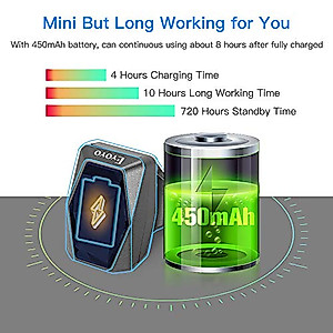 Upgraded Eyoyo 2D Ring Barcode Scanner Bluetooth, USB Wired & 2.4G Wireless & Bluetooth Mini Wearable Bar code Scanner, 1D 2D QR Image Barcode Reader PDF417 Data Matrix for iPhone, Andriod, Tablet, PC