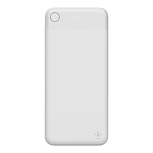 Belkin Boost Charge Power Bank 5K with Lightning Connector (MFi-Certified 5000 mAh Portable Charger for iPhone/iPad/AirPods), White