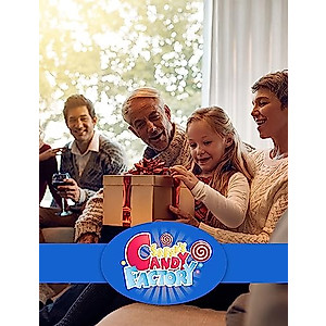 Sarah's Candy Factory Halloween Bulk Assorted Fruit Candy - Starburst, Skittles, Swedish Fish, Air Heads, Jolly Rancher, Sunkist,and more in Bag, 4 Lbs