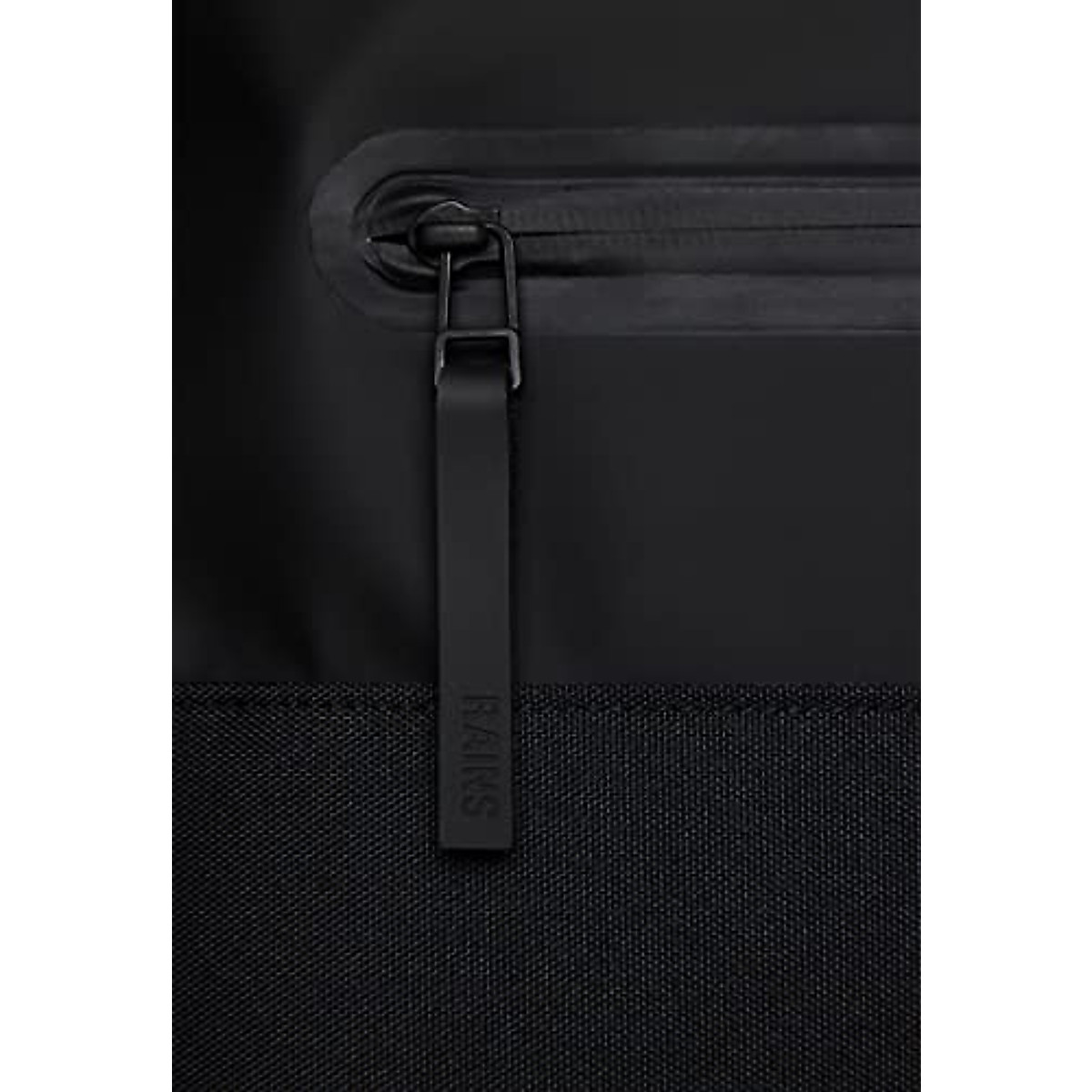 RAINS Trail Rolltop Backpack - Black