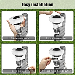 [2023 Upgraded] VR Golf Club for Oculus Quest 2, Oculus Golf Club Attachment Adapter for Oculus Quest 2 Controller and Oculus Quest 1, VR Golf Club Handle Extension Accessory Enhance Game Experience