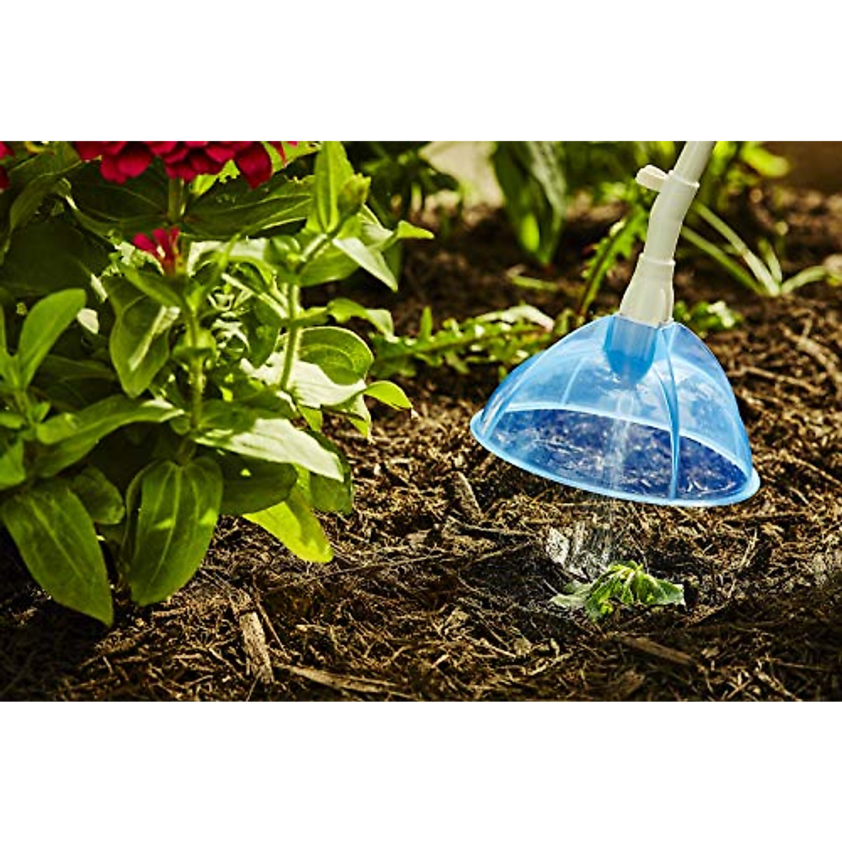 Roundup Ready-To-Use Weed & Grass Killer III -- with Sure Shot Wand, Use in & Around Vegetable Gardens, Tree Rings, Flower Beds, Patios & More, Kills to the Root, 1.33 gal.