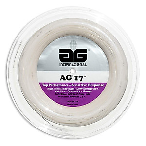 AG 17 Synthetic Gut Tennis String Reel-17-White