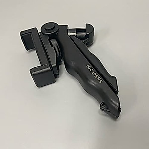 HiCASERS Smartphone mounts, Foldable Phone Stand for Desk, Height Adjustable Cell Phone Holder Portable Cellphone Cradle Desktop