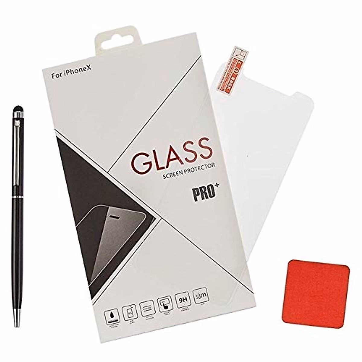 Glow Co., Ltd. 452-1-03 iPhone 11 Original Case, Mt. Fuji Tempered Glass & Stylus Pen Included