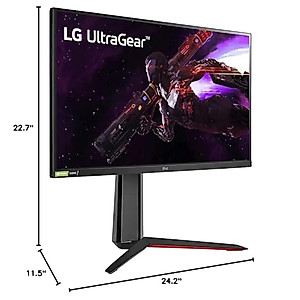 LG 27GP850-B 27 inch Ultragear QHD 2560 x 1440 Nano IPS Gaming Monitor + AMD FreeSync Bundle with 2X 6FT Universal 4K HDMI 2.0 Cable, Universal Screen Cleaner and 6-Outlet Surge Adapter