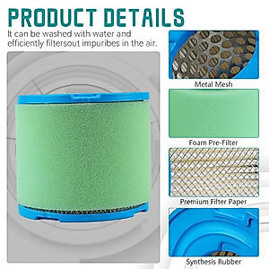 393957 Air Filter for Briggs & Stratton 393957S 390930 271794 271794S 4106 7-18 HP Horizontal Engines LG393957 LG393957S PT9334 PT4301 Lawn Mower