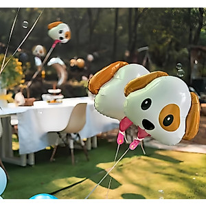 Puppy Dog Emoticon bag Balloon 3pcs 28Inch/Puppy Dog Head Balloons/Dog Birthday Balloon/Halloween Decoration Balloons/Adopt Puppy Party Decoration/Animal Party/Baby Showers/Spoof Theme Party