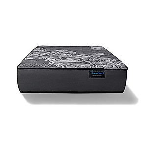 iDealBed Luxe Series Hybrid iQ5 Mattress with Reverie 5D Adjustable Bed Set, Massage, Zero Gravity, Pressure Relief Sleep System (Luxury Plush (Medium Soft Feel), Queen)