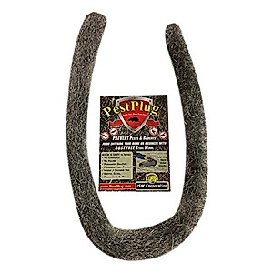 Pestplug - 10 Feet Stainless Steel Wool/Garland DIY Kit/Gap Blocker to Keep MIce & Rodents Out. Does NOT Rust! Fill Fabric, Plug Holes, Siding, Pipes in Homes, Garages, Farm Buildings, RV's
