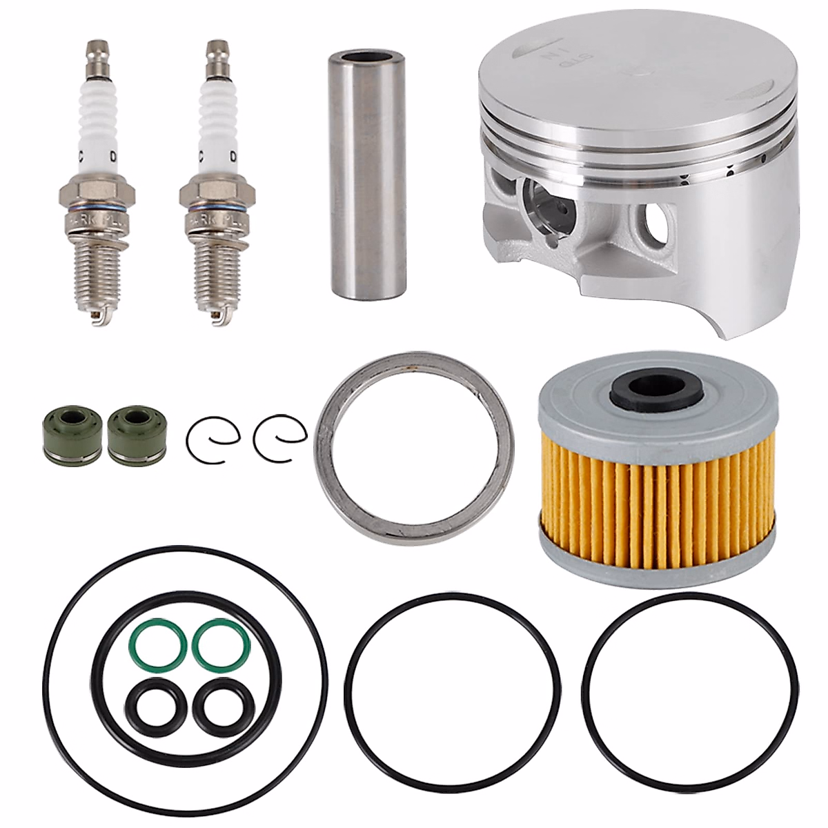 Artudatech Cylinder Piston Top End Gasket Kit for Honda ATV TRX300 FOURTRAX 300 1988, for Honda ATV TRX300 1990-2000, for Honda ATV TRX300FW 1991-1994