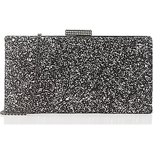 Large Glitter Clutch Evening Handbag for Party Women's Sparkling Clutch Purse Black