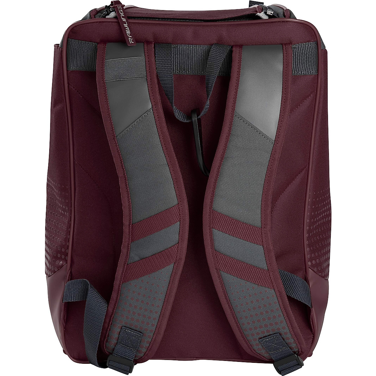 Rawlings | FRANCHISE Backpack Equipment Bag | Baseball / Softball | Maroon