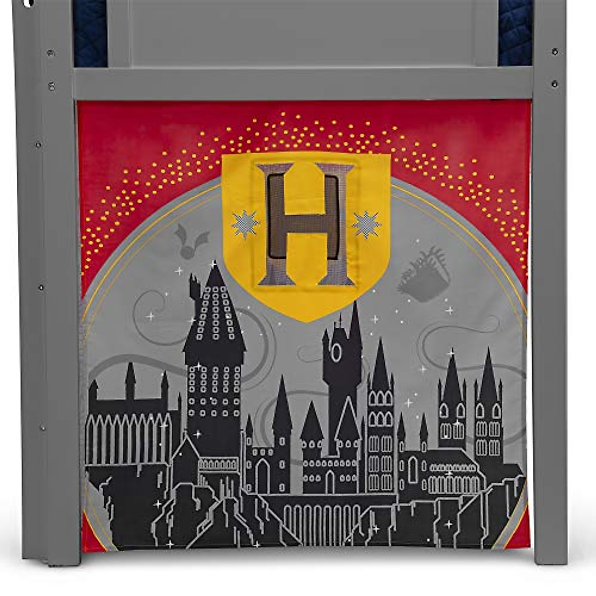 Harry Potter Loft-Bed Tent-Curtain Set for Low-Twin Loft-Bed (Bed Sold Separately) by Delta Children