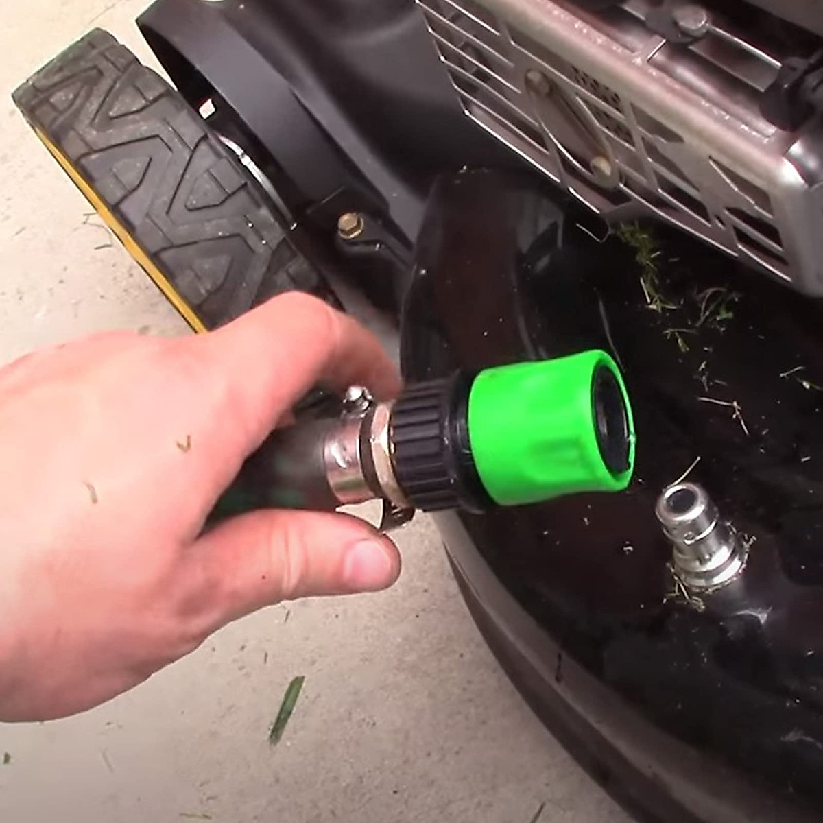 Aolamegs Quick Connect Riding Lawn Mower Deck Wash Kit,Deck Wash Adapter for Lawn Mowers and Tractors,Fits MTD, Troy-Bilt, Craftsman Lawn Mower Tractor(3+1)