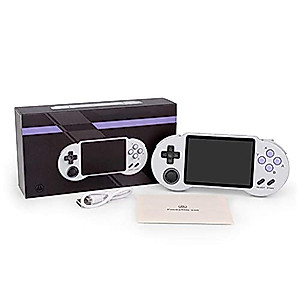 AoFeiKeDM Handheld Game Console Pocket PC S30 Open Source Handheld Nostalgic Arcade Portable GBA Retro PSP Game Console (S30+32G-English)