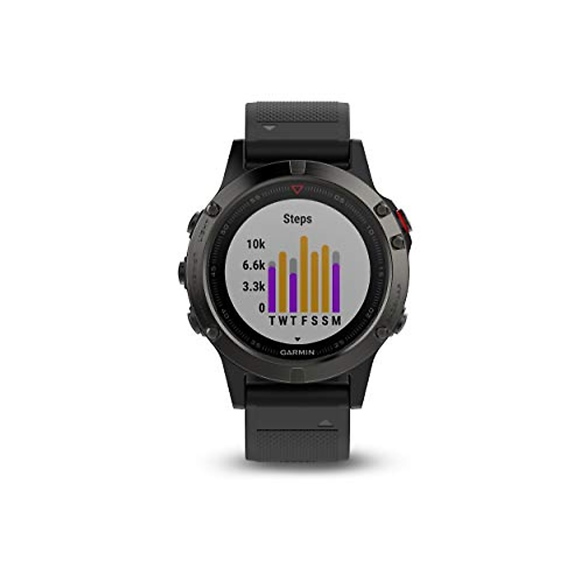 Garmin fēnix 5, Premium and Rugged Multisport GPS Smartwatch, Slate Gray/Black Band, 47 MM
