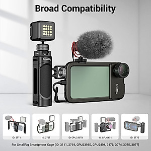 SmallRig Side Handle for Smartphone Cage Phone Video Rig Lightweight w 1/4 Threads - 2772