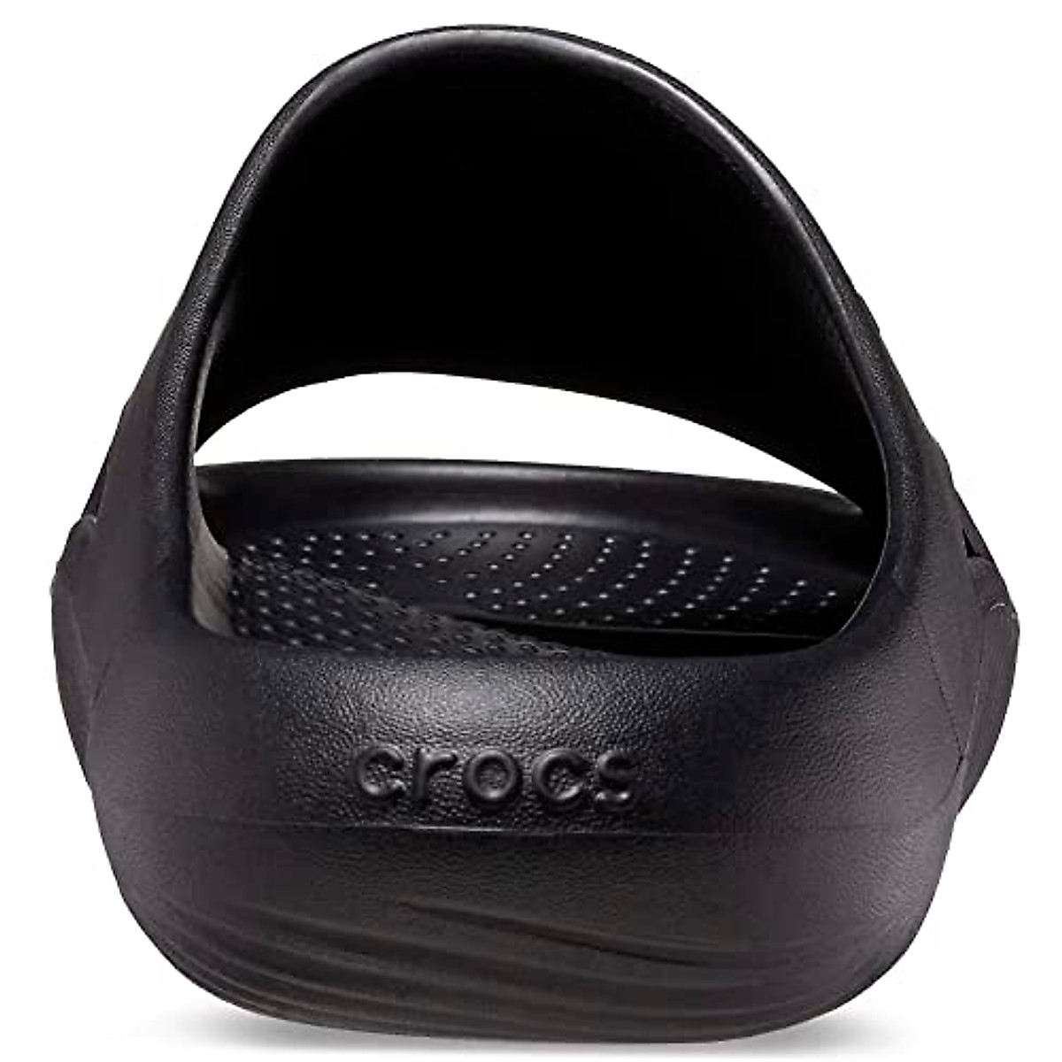 Crocs Unisex Mellow Slides Sandal, Black, 6 US Men