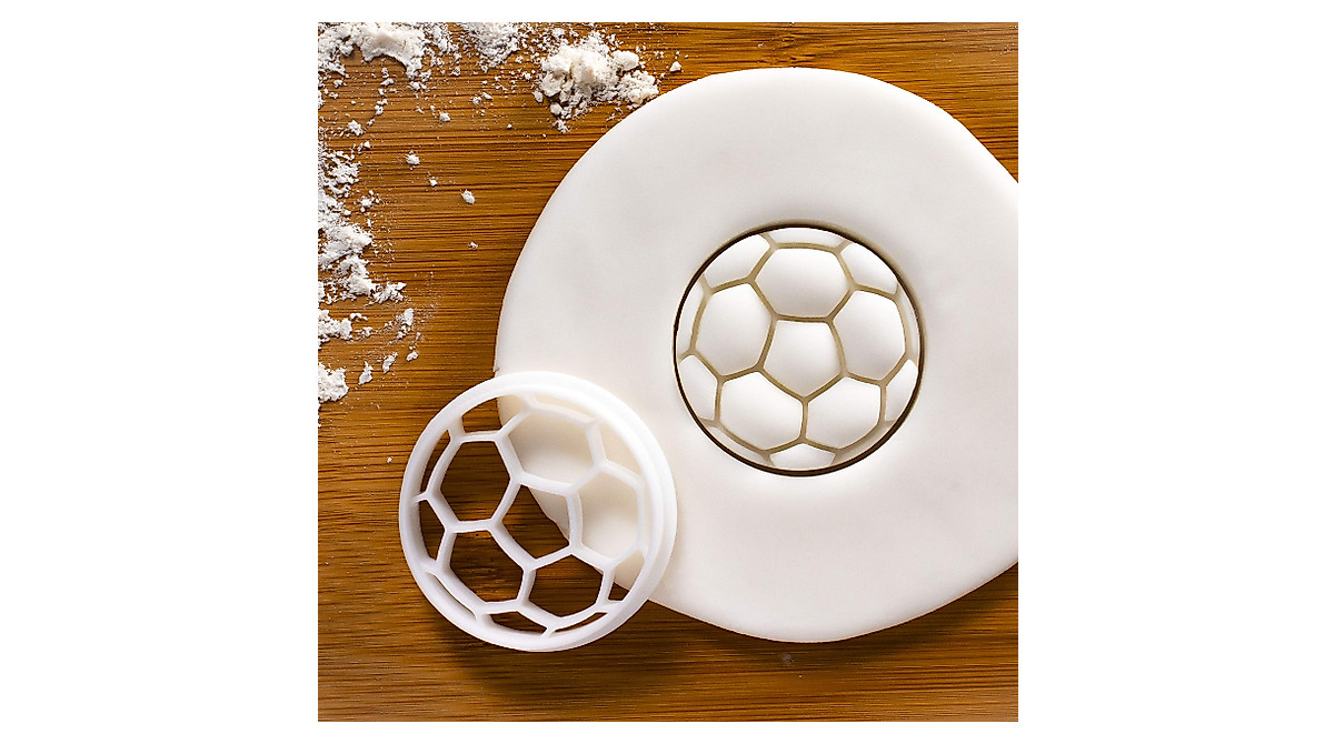 Extra Small Soccer Ball Cookie Cutter - Bakerlogy
