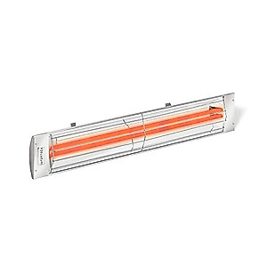Infratech CD-5024 SS Stainless Steel 39” Dual Element Fixture 5000 Watt, 240 Volt, Stainless Steel Finish