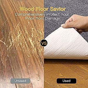 Office Chair Mat for Hardwood & Tile Floor, 55"x35" Computer Gaming Rolling Chair Mat, Under Desk Low-Pile Rug, Large Anti-Slip Floor Protector for Home Ofiice(Dark Gray)