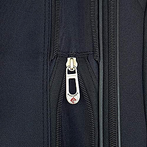 Travelers Club Bowman Expandable Luggage, Black, 3-Piece Set (Dopp/Tote/20)