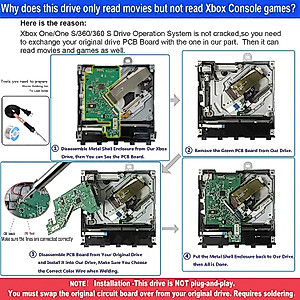 CHENLAN Original Lite-on DG-6M1S DG-6M2S Blu-ray Disc DVD Drive Replacement for Xbox One Console