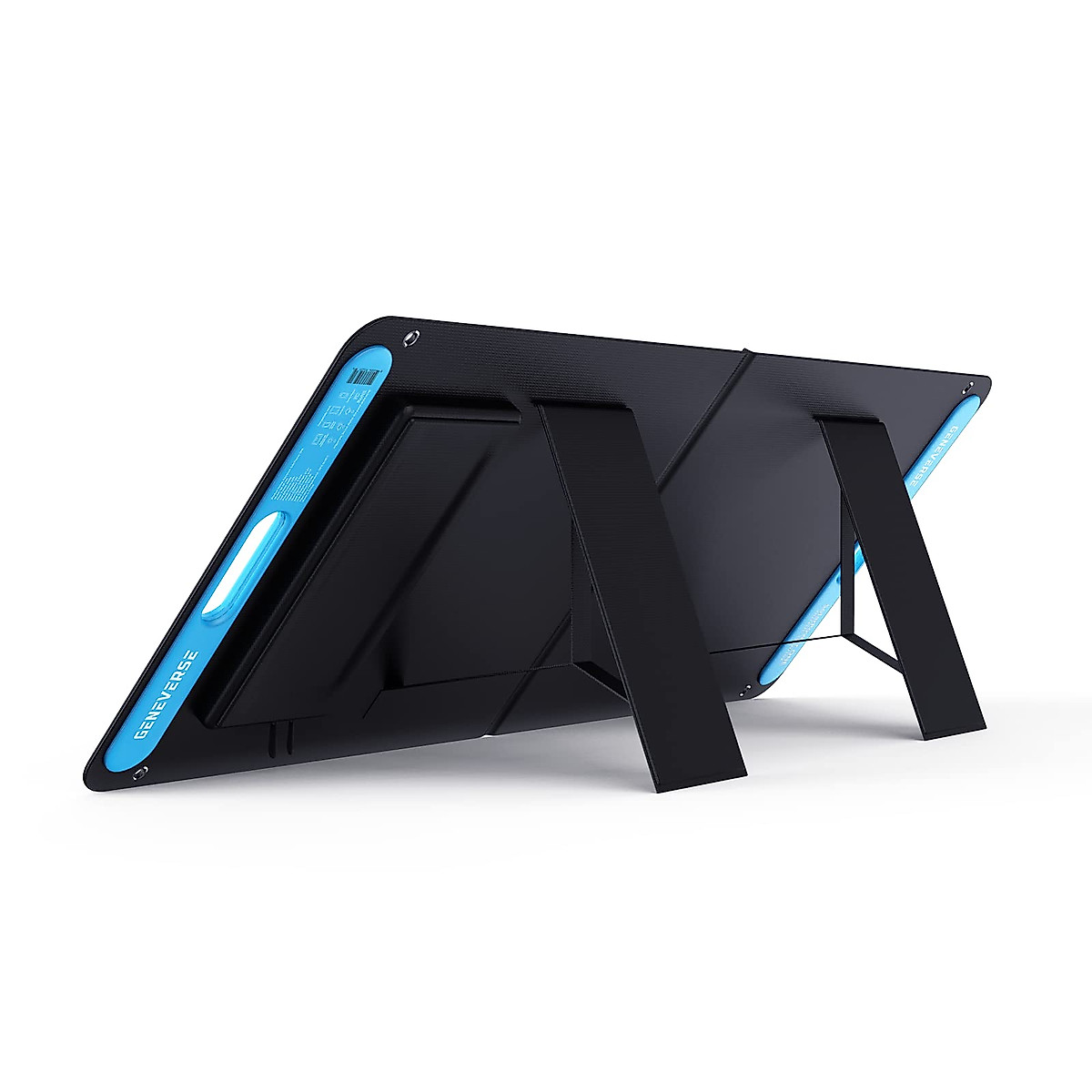 Geneverse 100W Portable Solar Panel Generator for USB Devices, 9lbs with 1X USB-A, 1X USB-C (Each), Water Resistant, Fast Solar Charging for Camping, Hiking, Cell Phones, Smart Watches, GPS and More