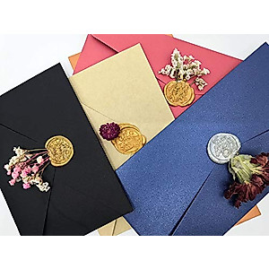 Colored Hot Melt Glue Sealing Sticks for Letter Seal Stamp, VARACL Kids Mini Hot Glue Gun Sticks for Arts Gift Crafts,Home General Repair,15 Colors,75 PCS, Diameter 7 mm/0.28", Length 10 cm/3.9"