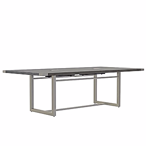 Mirella Conference Table Sitting Height - 8' Stone Gray