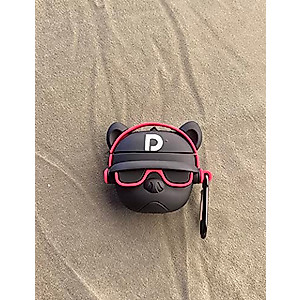 Cartoon Case for Apple Airpods 2nd Generation Anime, Fun Cute Kawaii Protective Case Anti-Fall Headphone Case for Airpods Case Cover (AirPods 2/1, Music Dog)