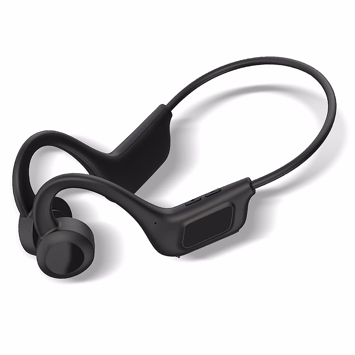 VUKU Bone Conduction Headphones, Open Ear Headphones Wireless Sports Bone Conduction Head Set with Mic, Bone Conduction Headphones Bluetooth for Hiking Cycling Workout Running