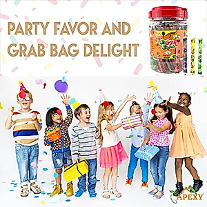 Apexy Jelly Straws, Fruit Jelly Filled Strips, Tiktok Candy Trend Items, Assorted Fruit Jelly Sticks, 35.27oz (1000g)