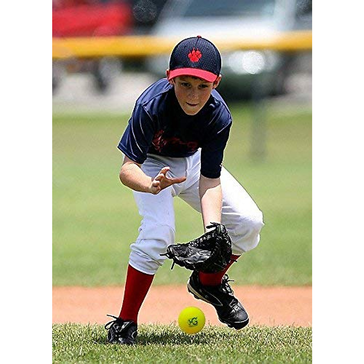 Macro Giant 3.5 Inch (dia.) PU Foam Softball, Set of 18, Multicolors, Baseball Training Practice, Playground Ball, Parenting Activity, Kids Sports Toy Ball