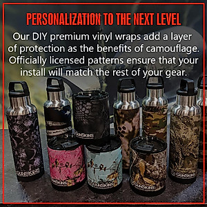 GunSkins XL Gear Skin - Premium Vinyl 24" x 50" Sheet - Install on Vehicles, ATVs, Bikes, and More - 100% Waterproof Non-Reflective Matte Finish - Made in USA - Proveil Victory Grey