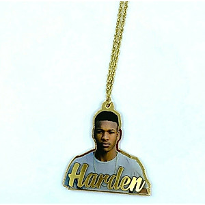 MIRROR MANIA All New Your Own Picture Photo UV Printed on Premium Acrylic Nameplate Necklace Chain Personalized Free Laser Cut Any Name Custom With Silver or Gold Choice Chain- WOW!