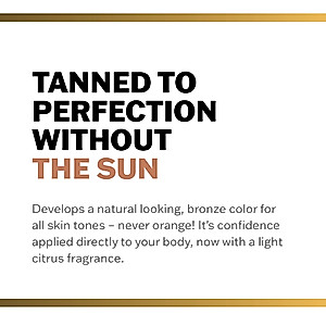 Fake Bake Original Self-Tanning Lotion Lasting Natural Looking Sunless Tanner For All Skin Tones Women & Men - Streak Free, Flawless Glow Includes Gloves For Easy Application - 6 oz